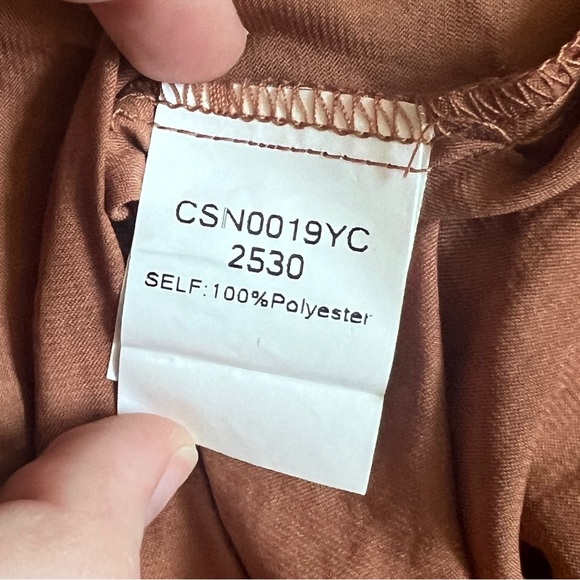 Cupshe | Dresses | Cupshe Rust Colored Slip Dress | Poshmark